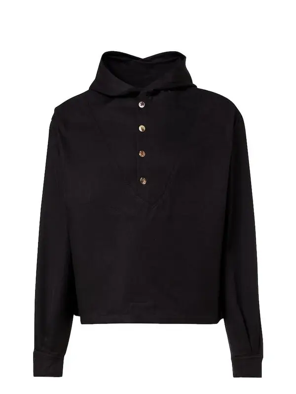 KIKO KOSTADINOV Slatina Embroidered Hoodie - Black