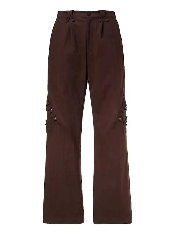 KIKO KOSTADINOV Estike Wide-leg Pants - Brown