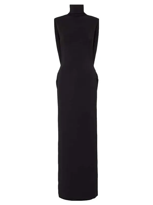 Nina Ricci Jersey Maxi Dress - Black