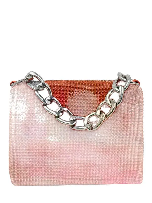 Patrizia Pepe Maxi-chain Shoulder Bag - Orange