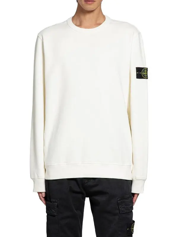 Stone Island Crewneck Sweatshirt - Beige