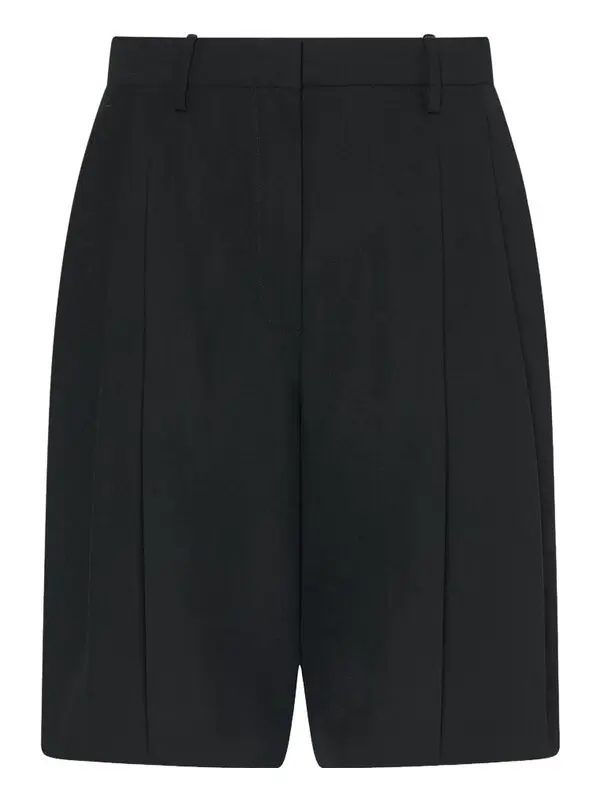 THE ROW Vesperis Short In Virgin Wool - Black