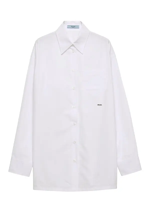 Prada Poplin Shirt - White