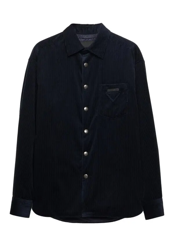 Prada Corduroy Shirt - Blue