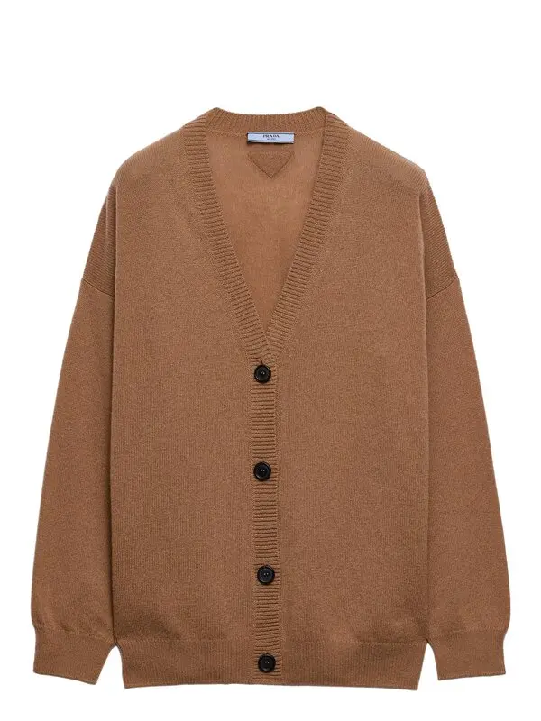 Prada Cashmere Cardigan - Brown