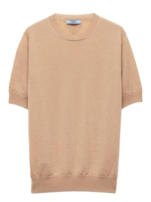Prada Cashmere Crew-neck Sweater - Brown