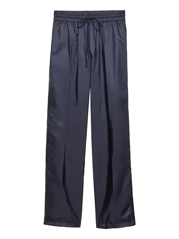 Prada Re-nylon Wide-leg Pants - Blue