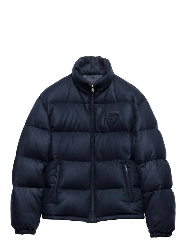 Prada Cashmere Down Jacket - Blue