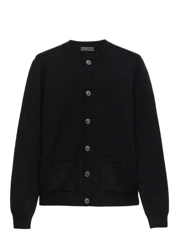 Prada Cashmere Cardigan - Black