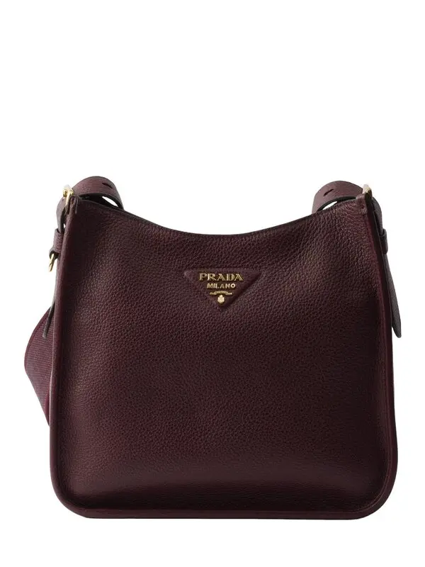 Prada Leather Shoulder Bag - Red