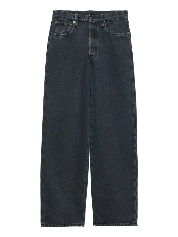 Prada Five-pocket Loose Fit Jeans - Black