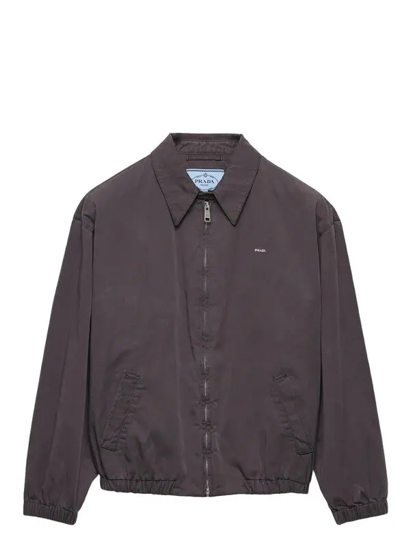 Prada Gabardine Blouson Jacket - Grey