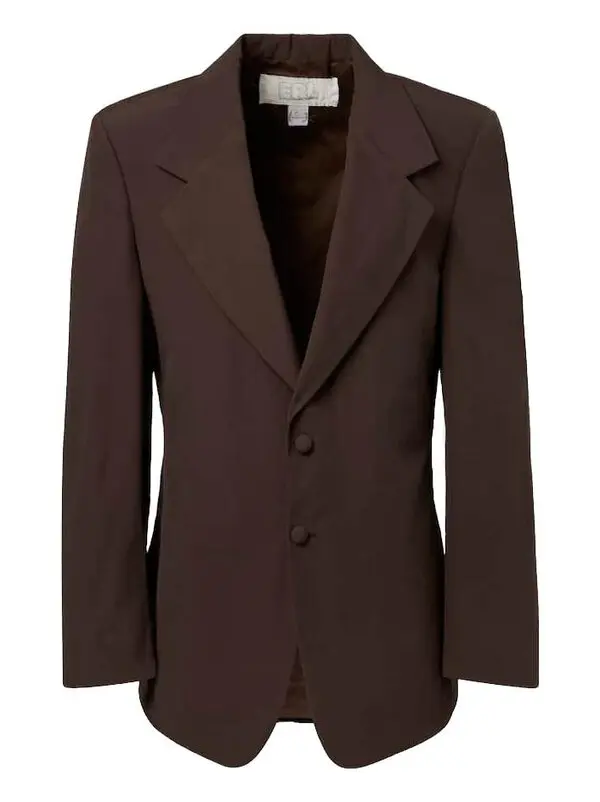 ERL Single-breasted Suit Jacket - Brown
