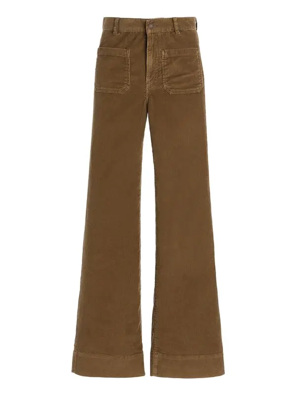 JEANERICA St Monica Corduroy Flared-leg Jeans - Brown