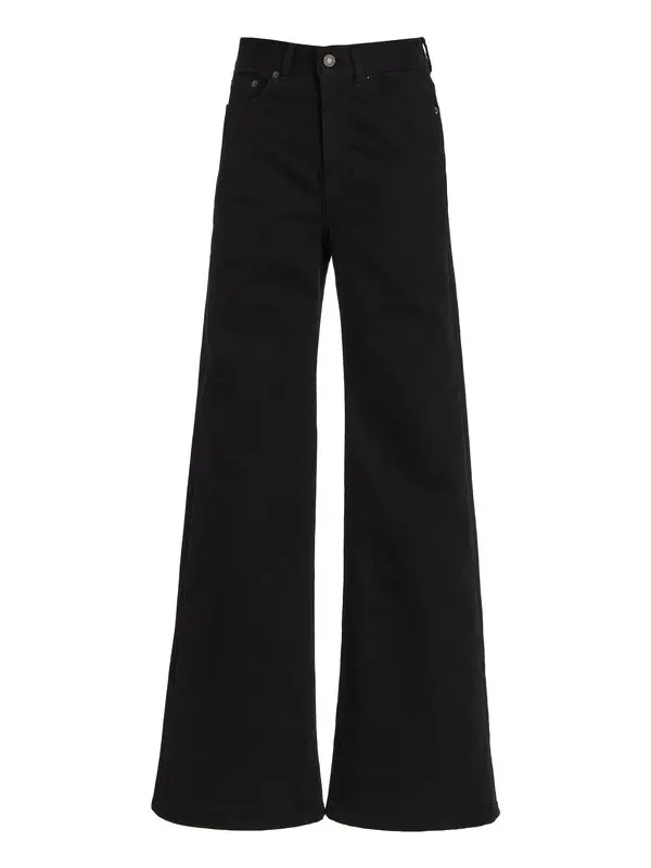 JEANERICA Fuji High-rise Flared-leg Jeans - Black