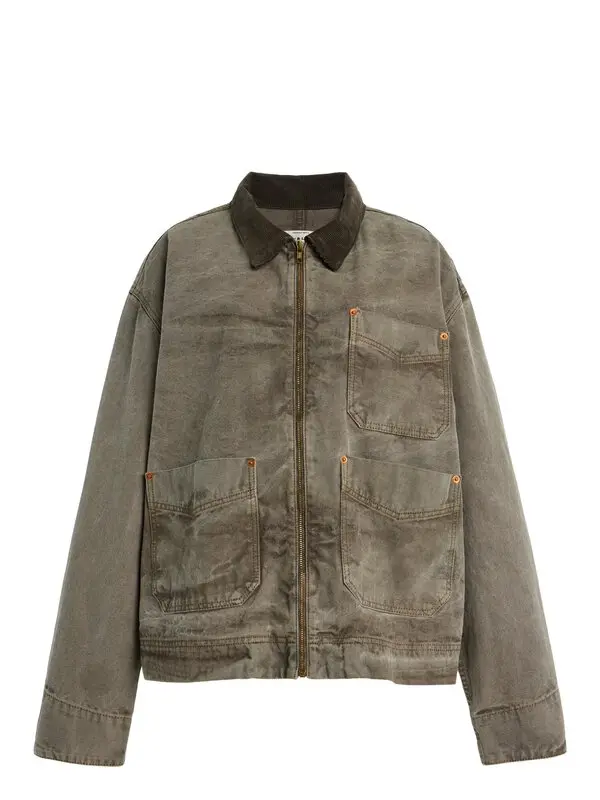 SLVRLAKE Casey Cotton Jacket - Green