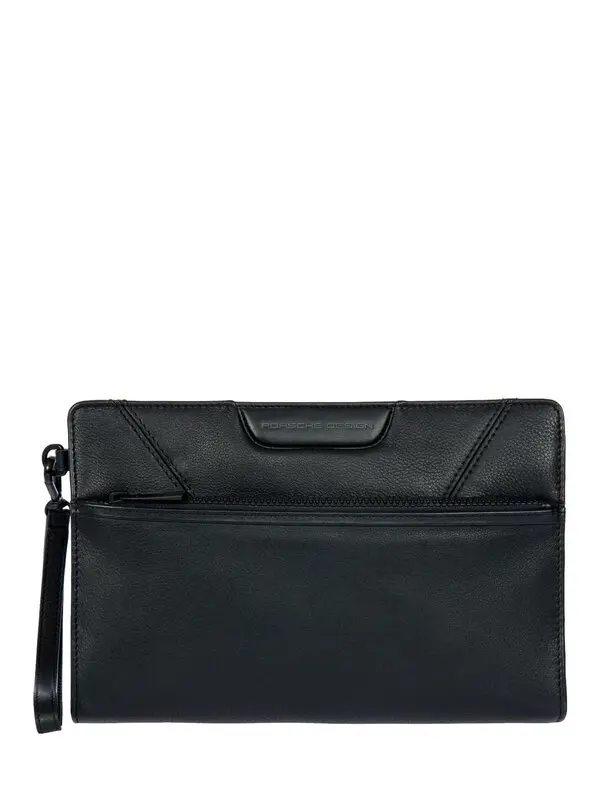 Porsche Design Roadster Leather Evo Clutch Bag - Black