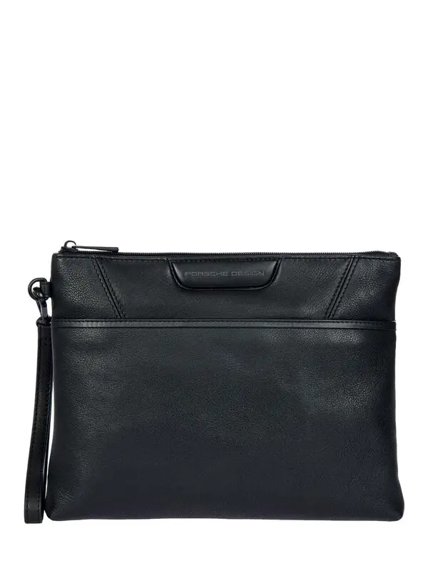 Porsche Design Roadster Leather Evo Clutch Bag - Black