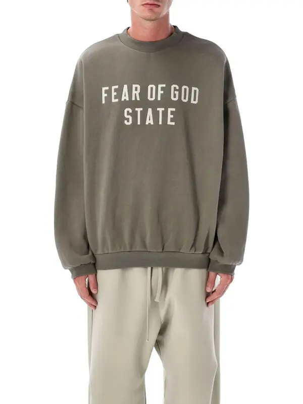 Fear Of God 90's Fleece Crewneck - Green