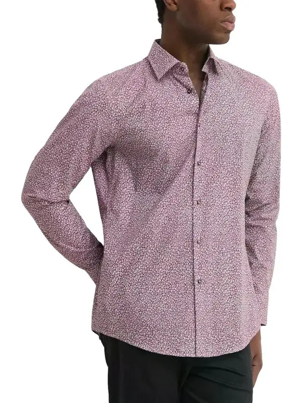 BOSS Abstract-print Shirt - Pink