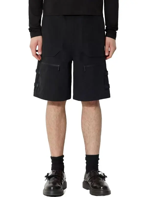 A. A. SPECTRUM Buckle-fastening Shorts - Black