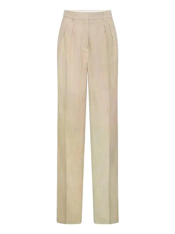 Rebecca Vallance Andy Pleated Trousers - Neutrals