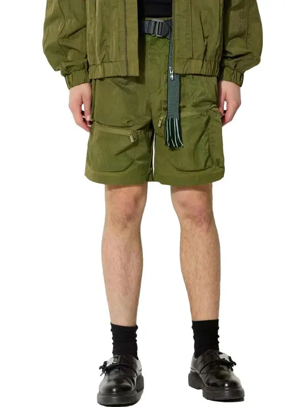 A. A. SPECTRUM Wadrian Belted Cargo Shorts - Green