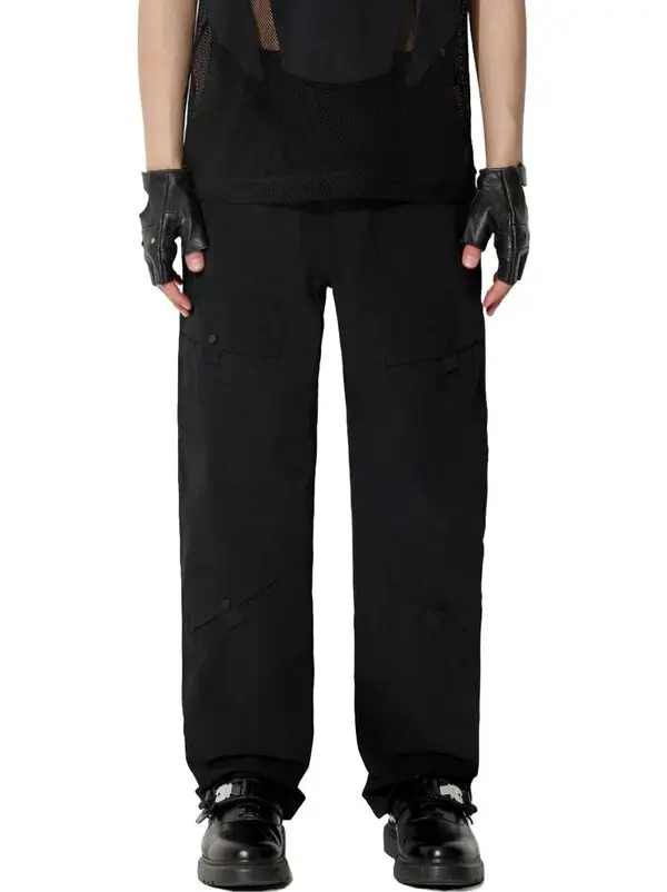 A. A. SPECTRUM Joiner Multi-pocket Trousers - Black