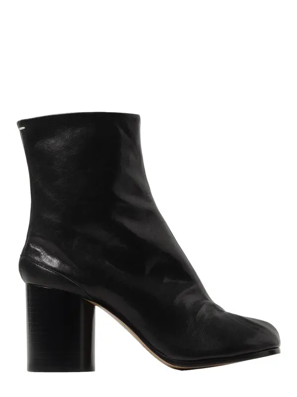 MAISON MARGIELA Leather Ankle Boots - Black