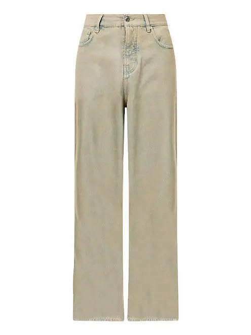 Amiri Washed Baggy Denim Jeans - Indigo Desert