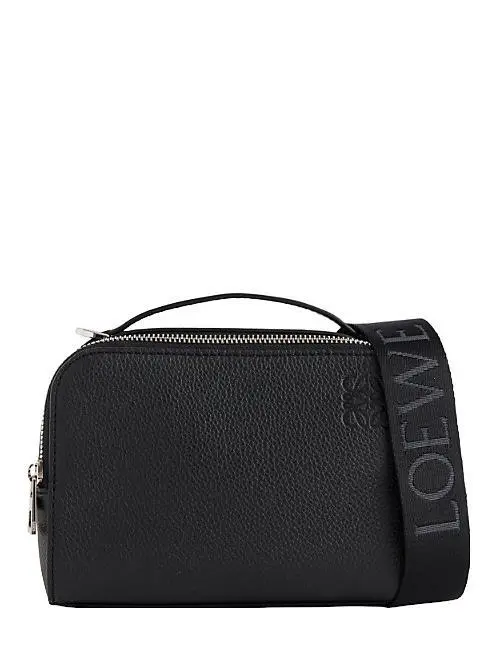 Loewe Essential Camera Mini Leather Cross Body Bag - Black
