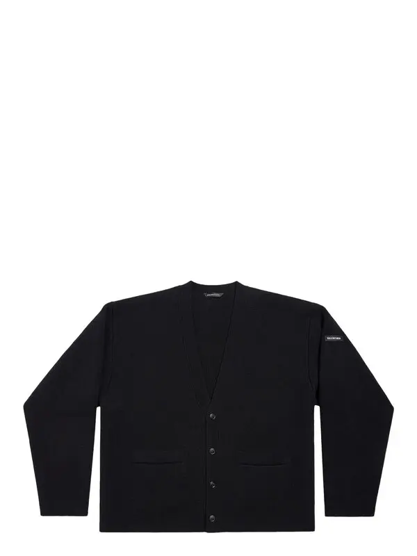 Balenciaga Long-sleeve Cardigan - Black