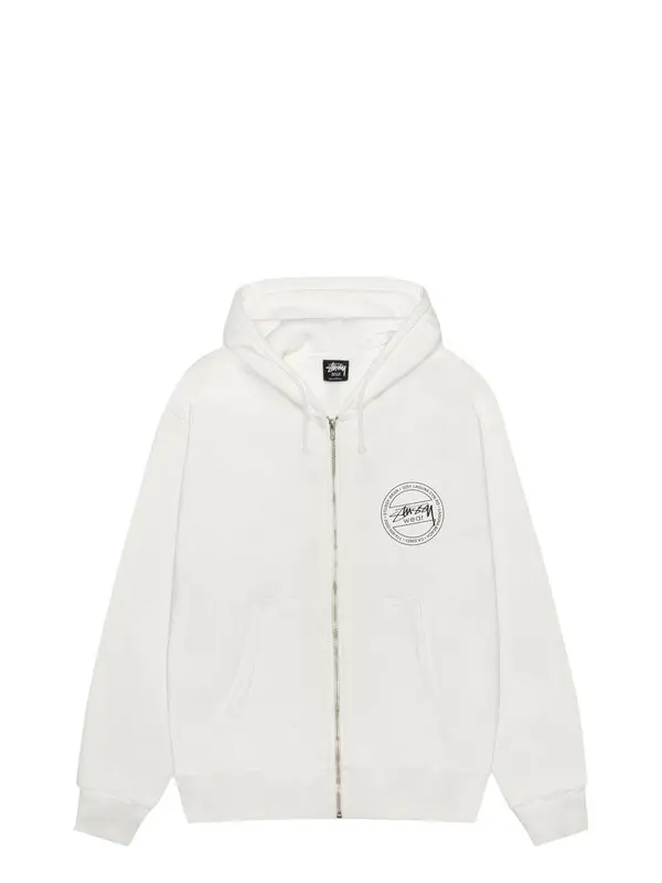 StÜssy Wear Zip Hoodie - Cream