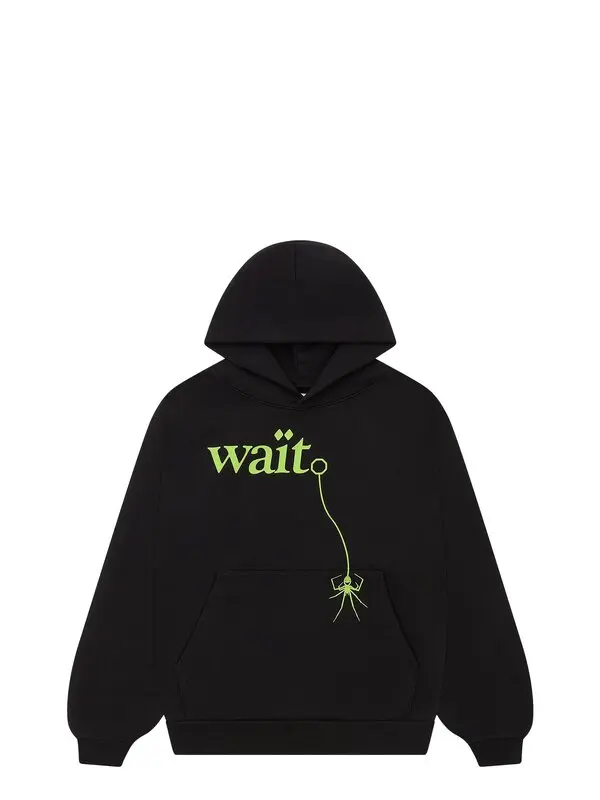 SP5DER Wait Hoodie - Black