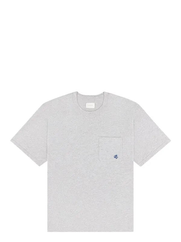 Aimé Leon Dore Monogram Pocket Tee - Grey