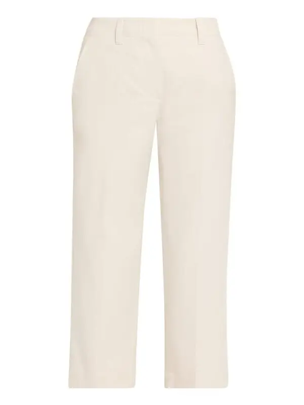 Brunello Cucinelli Straight-leg Cotton Trousers - Light Beige