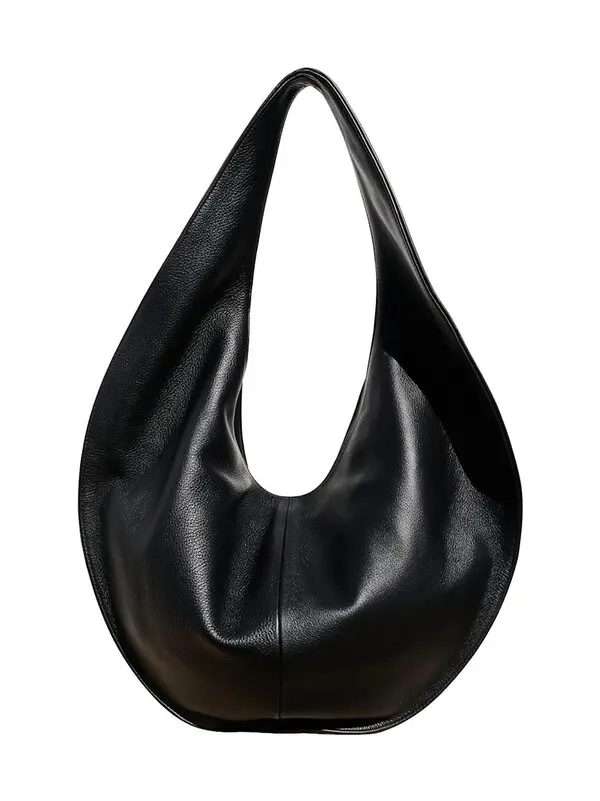 MAEDEN Market Pebble Leather Tote Bag - Ink