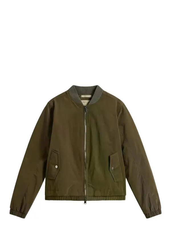 Woolrich Ribbed-cuff Bomber Jacket - Green