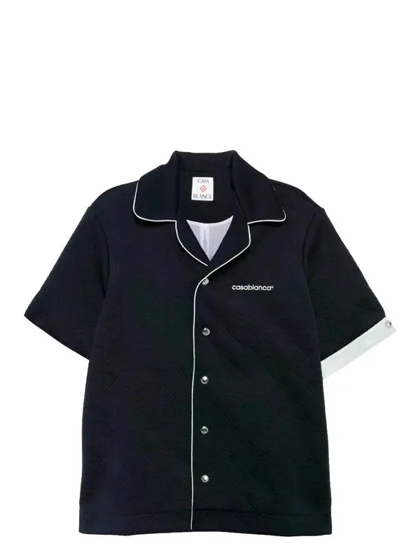Casablanca Logo-embroidered Shirt - Blue