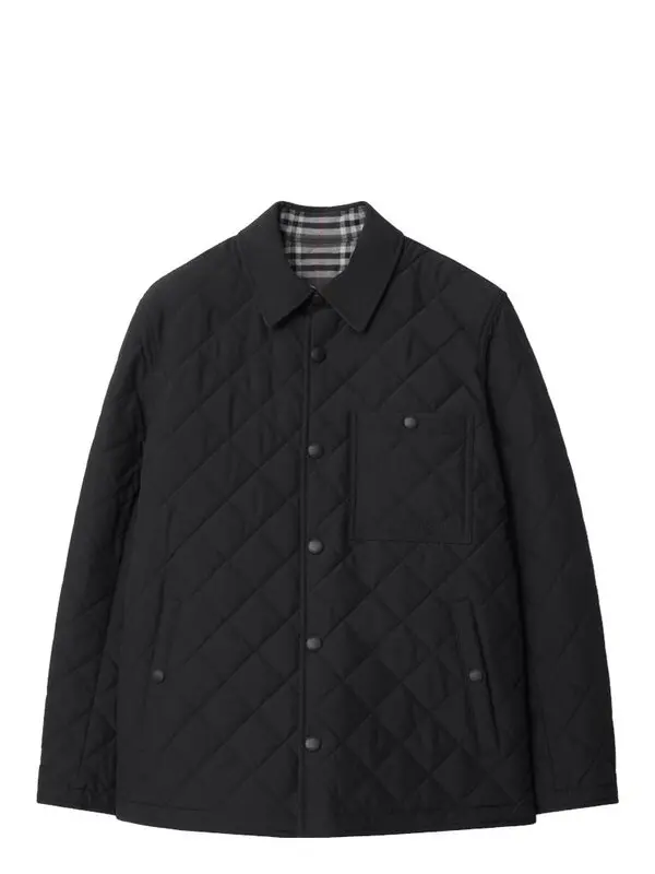 Burberry Reversible Quilted Jacket - Dark Charcoal