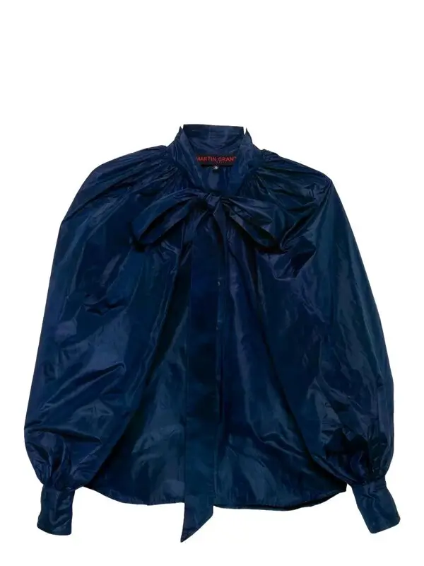 Martin Grant Silk Shirt - Blue