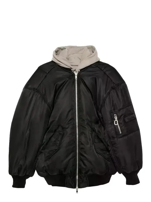 GROUND ZERO Layered Jacket - Black