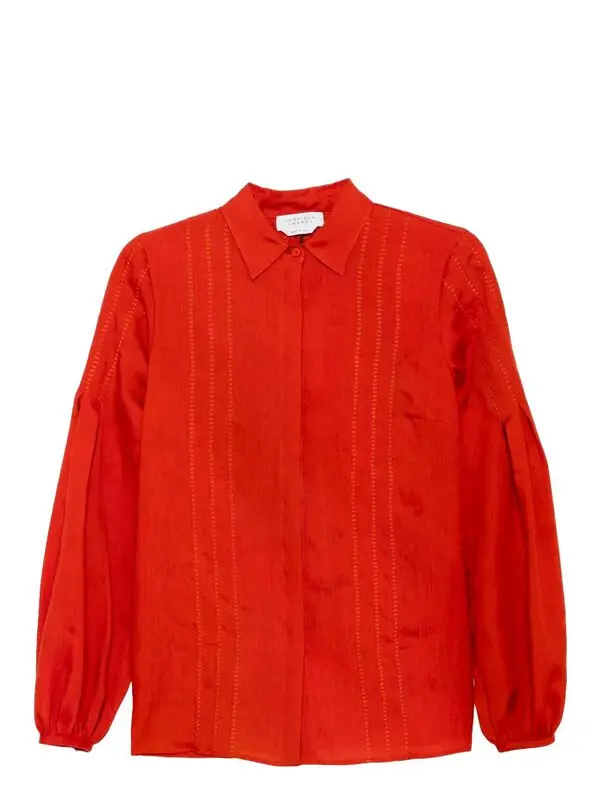 Gabriela Hearst Inga Blouse - Red