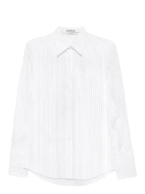 KIMHEKIM Cotton Striped Shirt - White