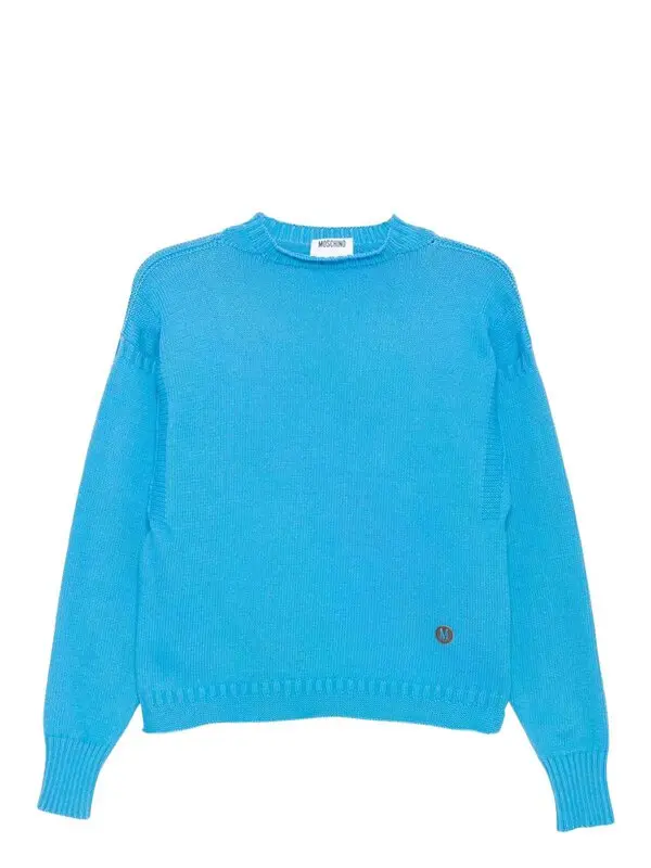 Moschino Cotton-blend Jumper - Blue