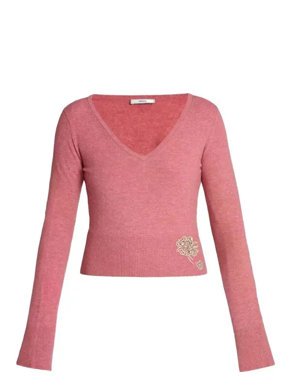 Erdem Cropped Jumper - Pink