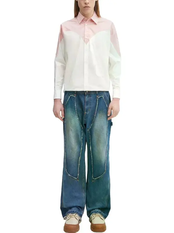 Fiorucci Paneled Shirt - White