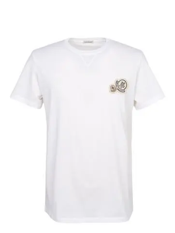 Moncler Double Logo Patch T-shirt - White