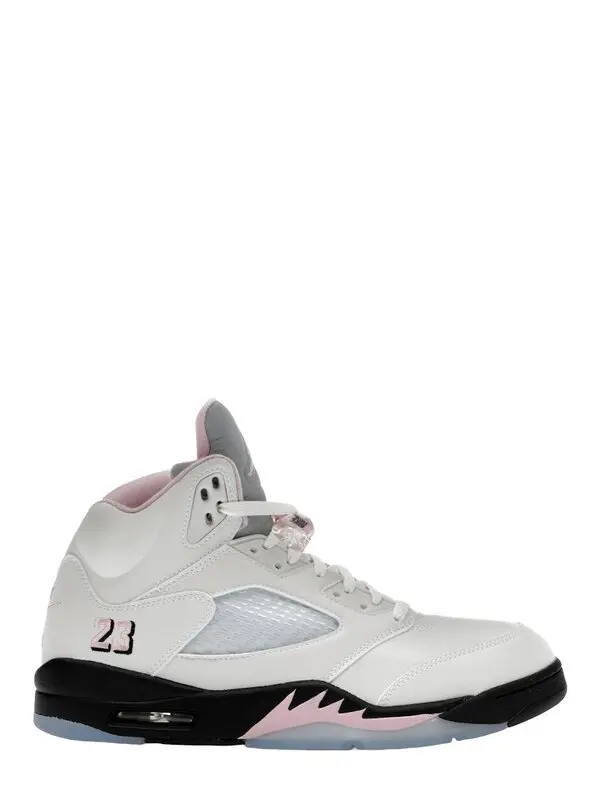 JORDAN 5 Retro - White/medium Soft Pink/black