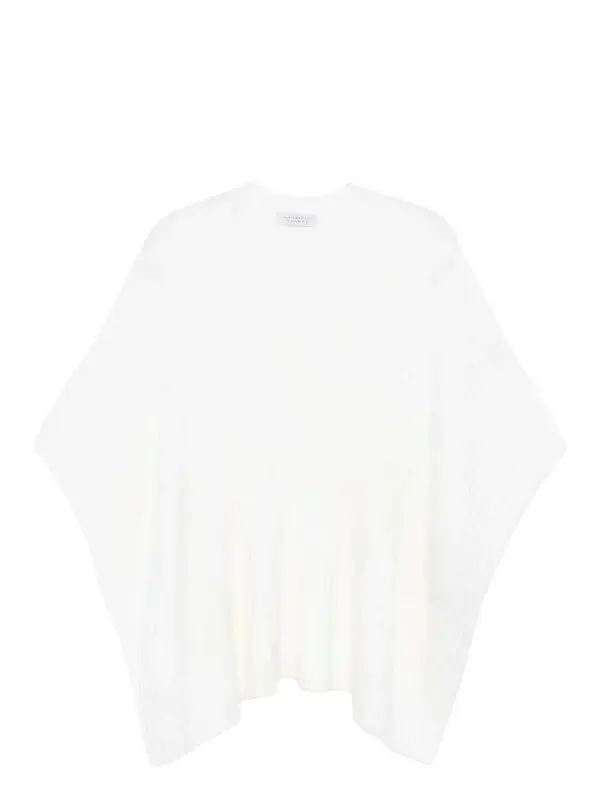 Gabriela Hearst Baron Poncho - White